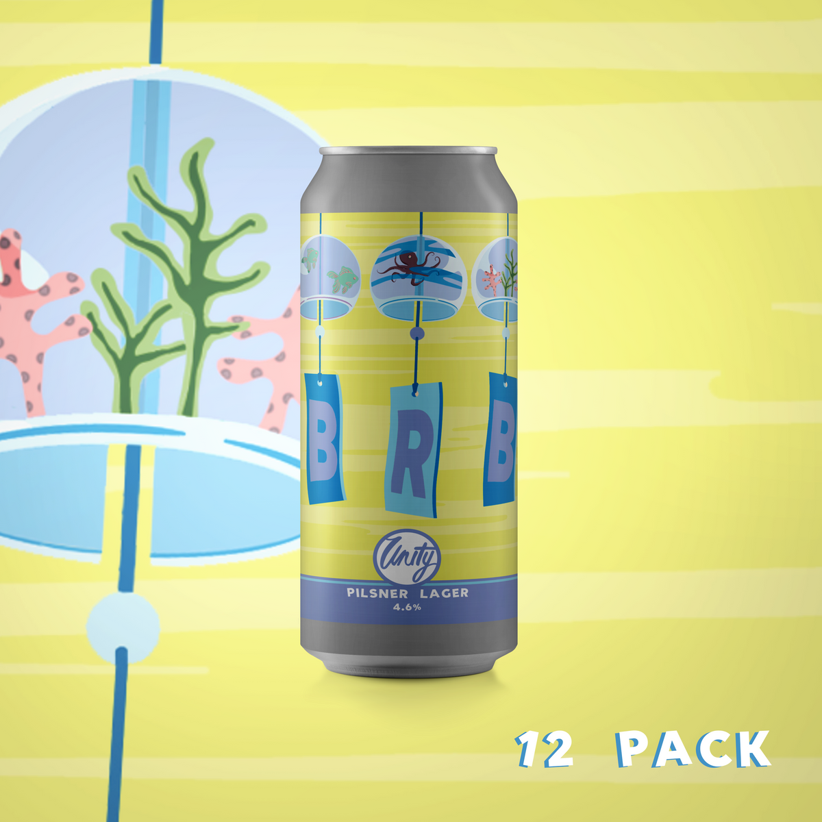 BRB Pilsner | 4.6% | Unity Brewing Co