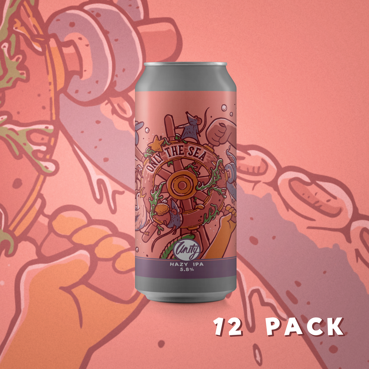ONLY THE SEA Hazy IPA | 5.8% | Unity Brewing Co